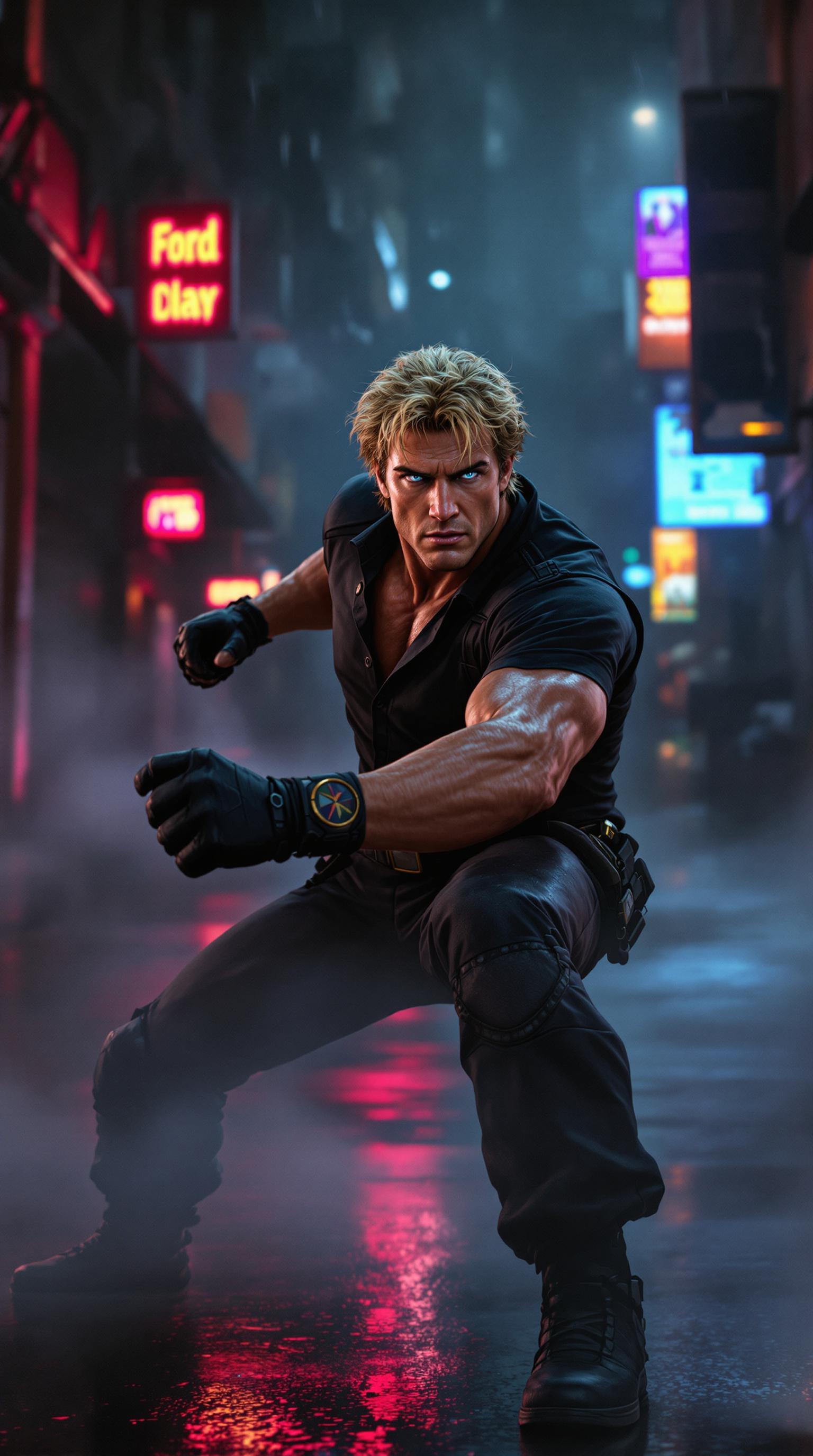 FLUX prompt: A hyperrealistic 1980s-style cinematic scene...