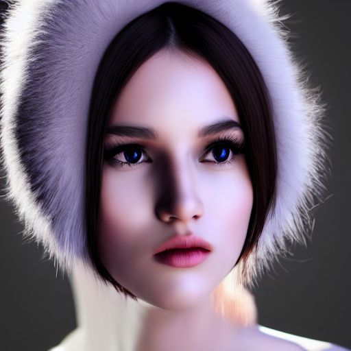 Stable Diffusion prompt: studio photo, female Furry face ...