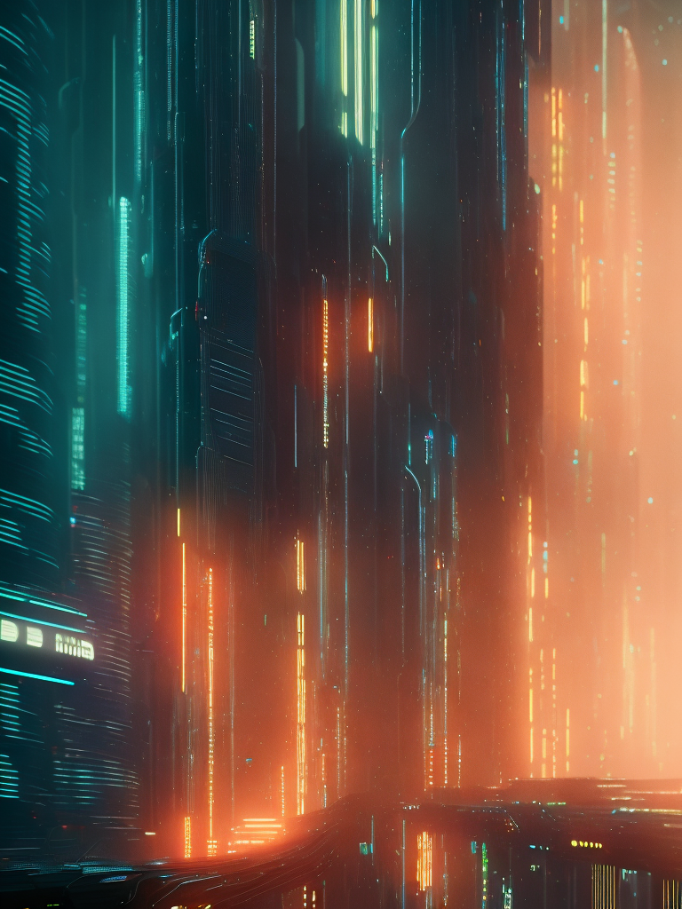Openjourney prompt: city portrait art of blade runner 8 k...
