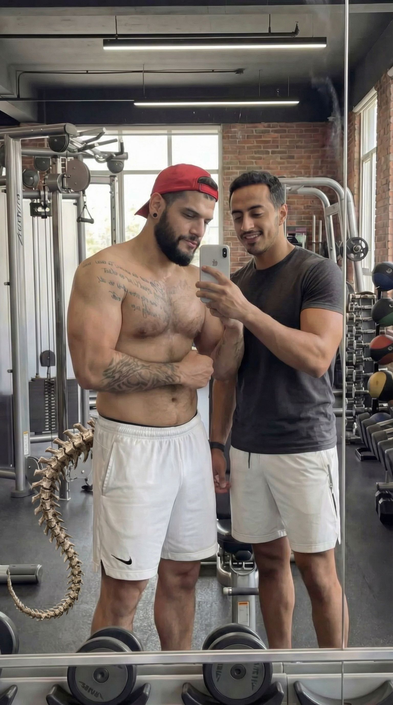 Nano Banana prompt: Person with red cap .. make up bony t...