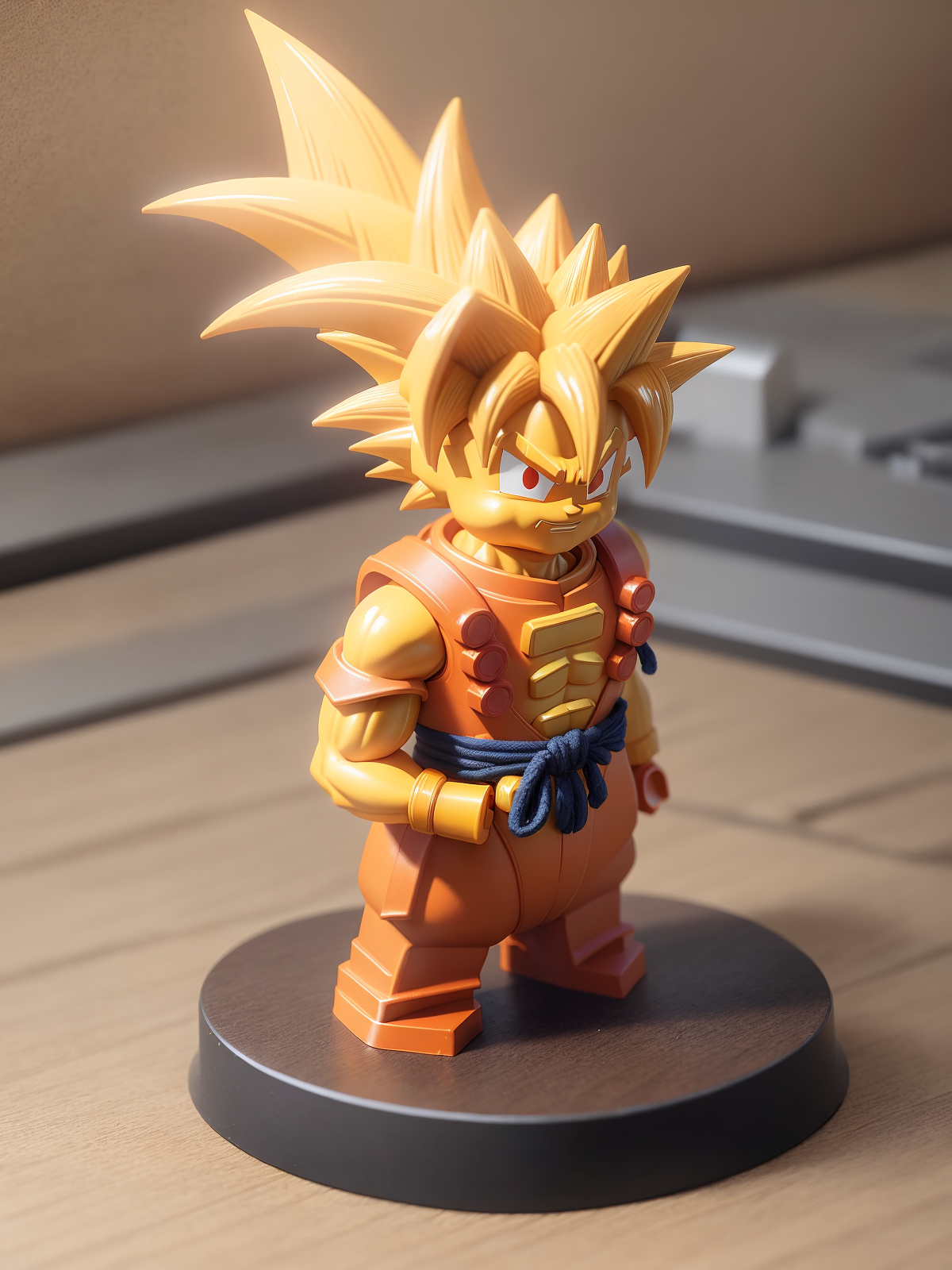 ReV Animated prompt: Goku super sayan from Dragon Ball Z,...