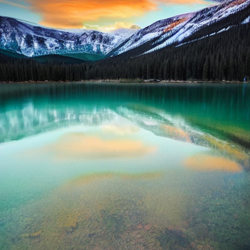 Stable Diffusion prompt: Emerald Lake::0.3 fairy pools::0...