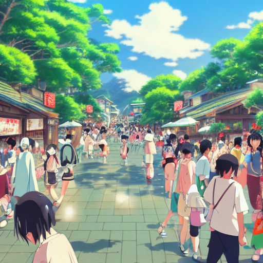 Stable Diffusion prompt: animation concept art, small jap...