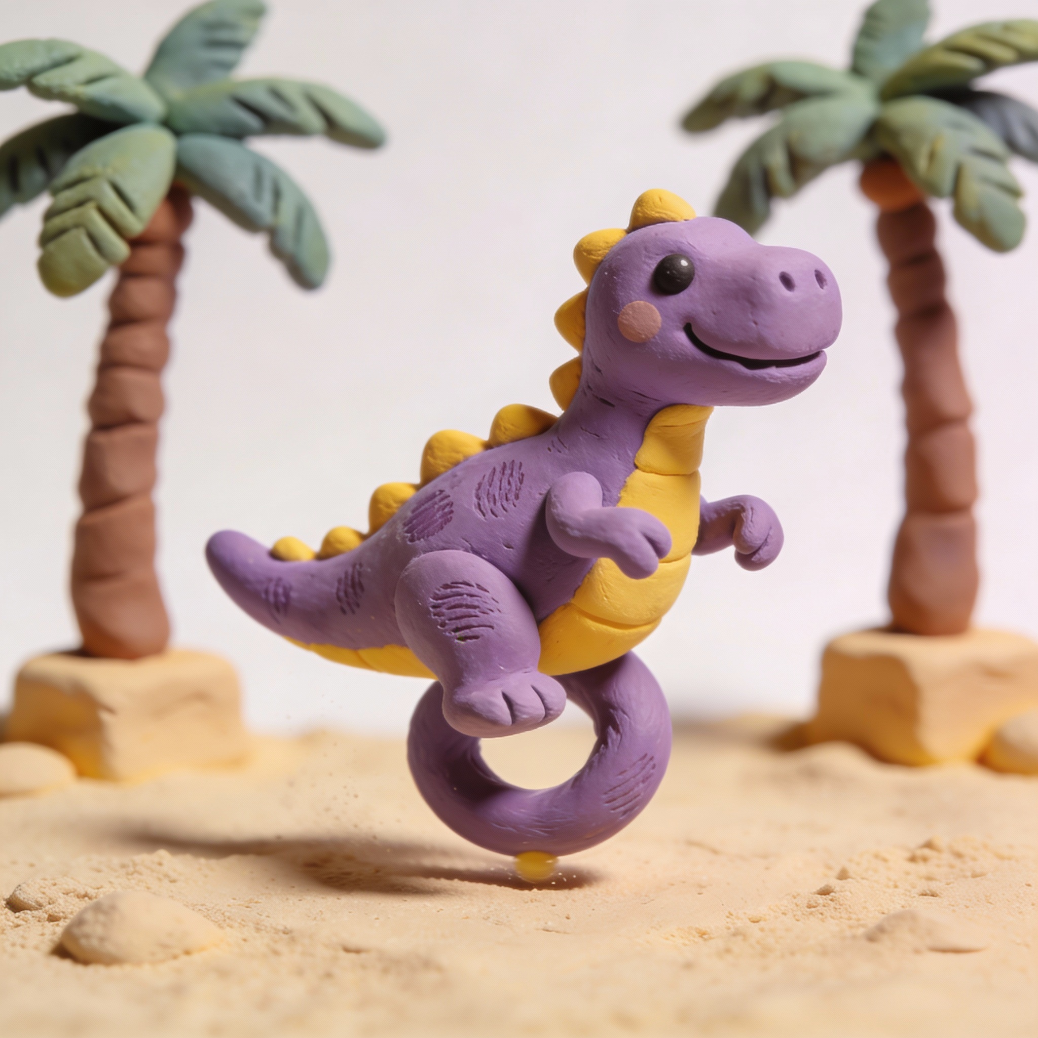 Seedream 4 prompt: Create a looping stop-motion animation...