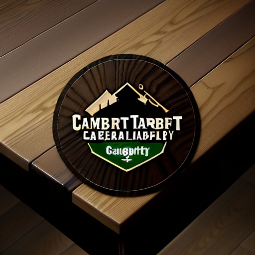 DreamShaper prompt: A company logo for "LumberCraft Cabin...