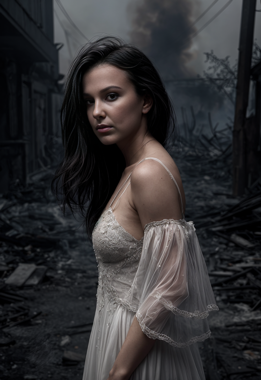 Stable Diffusion prompt: close up, (front view:1.2) of a ...