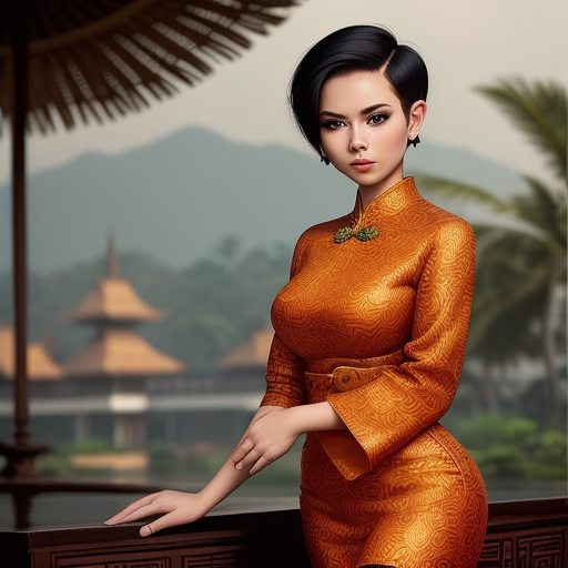 DreamShaper prompt: A portrait of a young beautiful girl,...