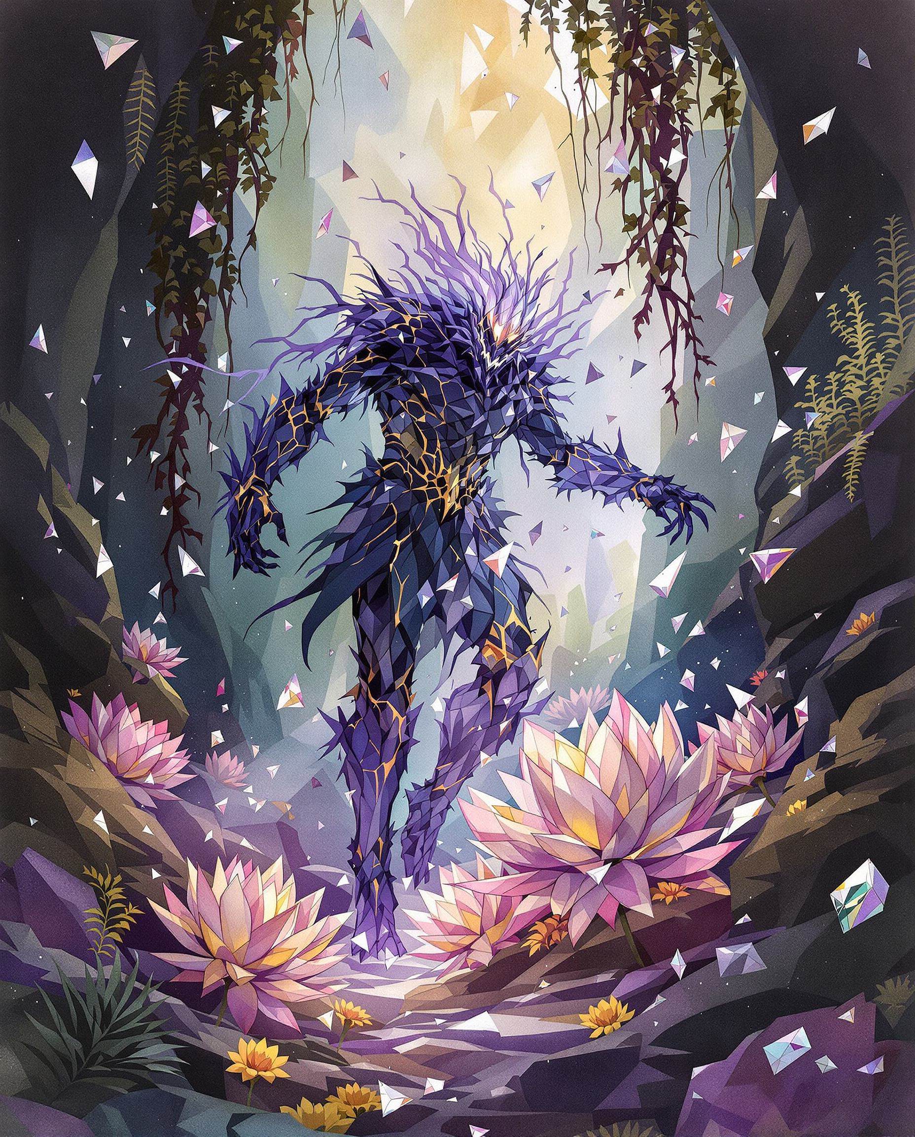 FLUX prompt: Image is a cinematic, moody watercolor ink w...