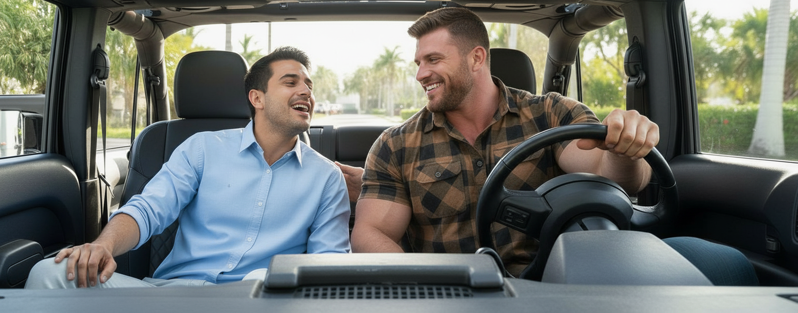 Nano Banana prompt: A bodybuilder is 6'4" tall, he has h...