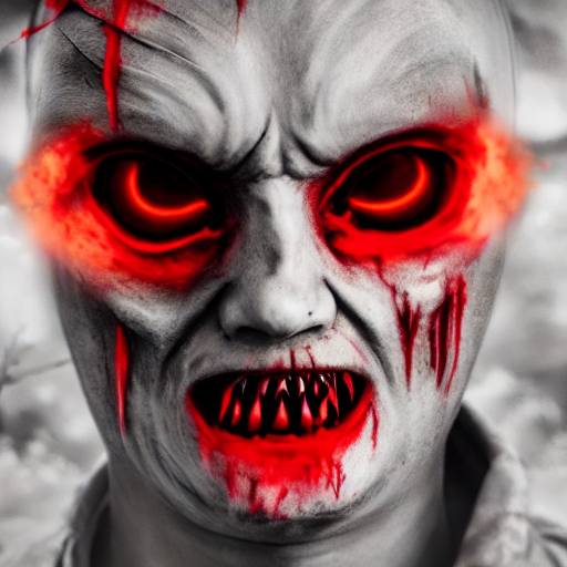 Stable Diffusion prompt: horror image,realistic,demon,ful...