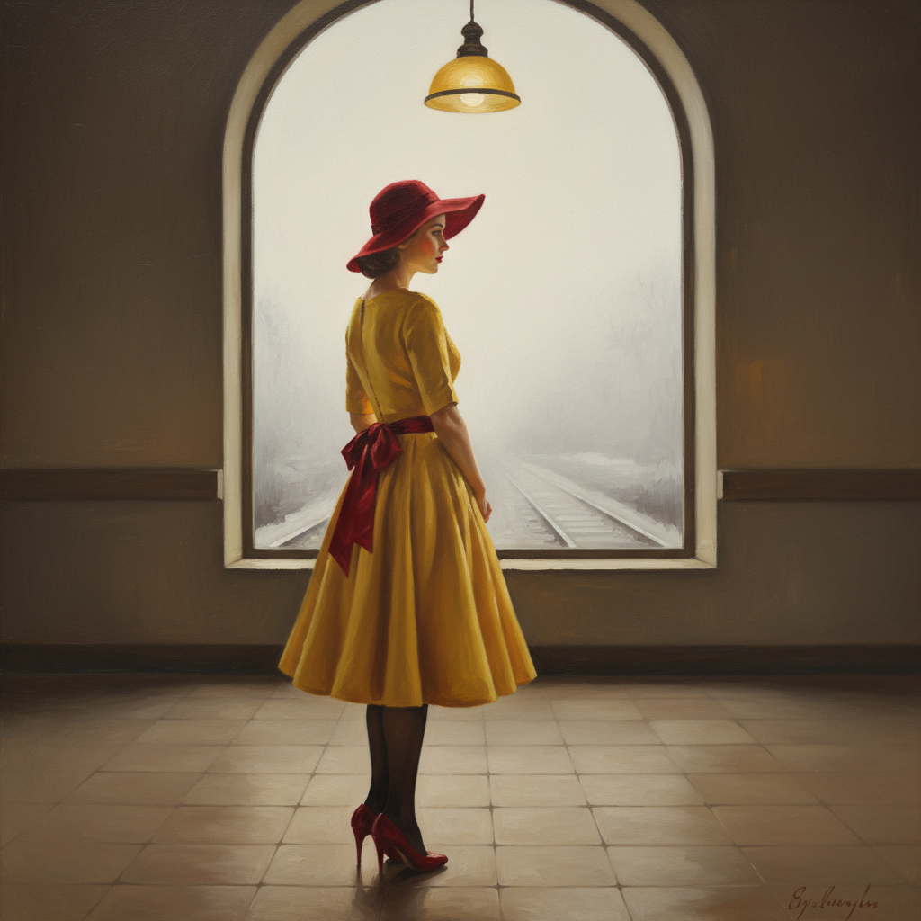 Nano Banana prompt: A woman, light-skinned, mid-20s, wear...