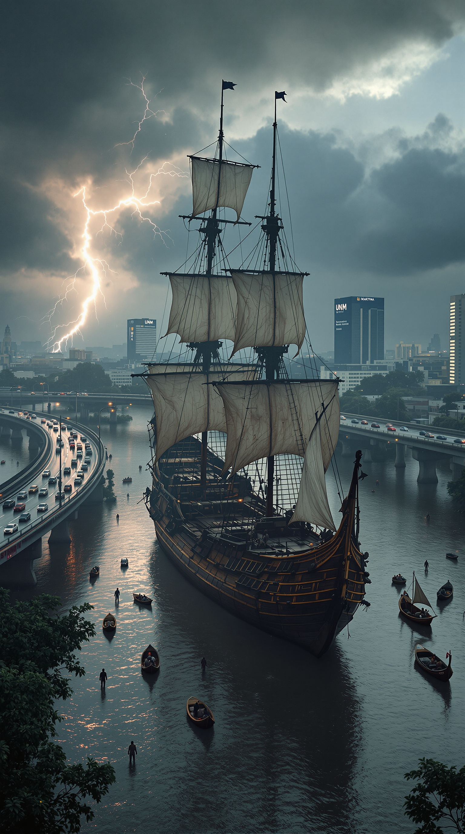 FLUX prompt: Create a hyper-realistic bird’s-eye view of ...