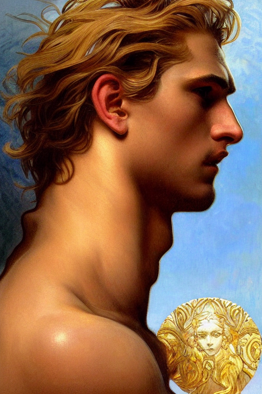 Stable Diffusion prompt: painted portrait of beautiful Ap...