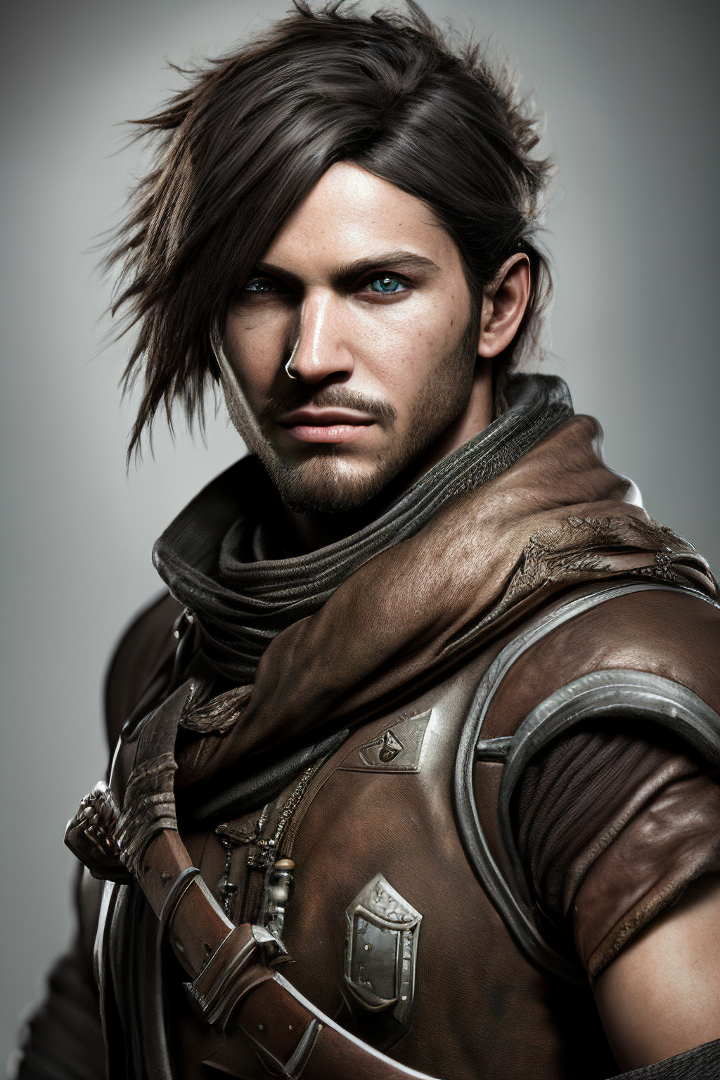 Stable Diffusion prompt: a portrait photo of a male rogue...