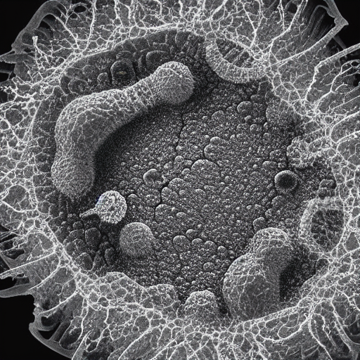 Stable Diffusion prompt: a beautiful microscopic scientif...
