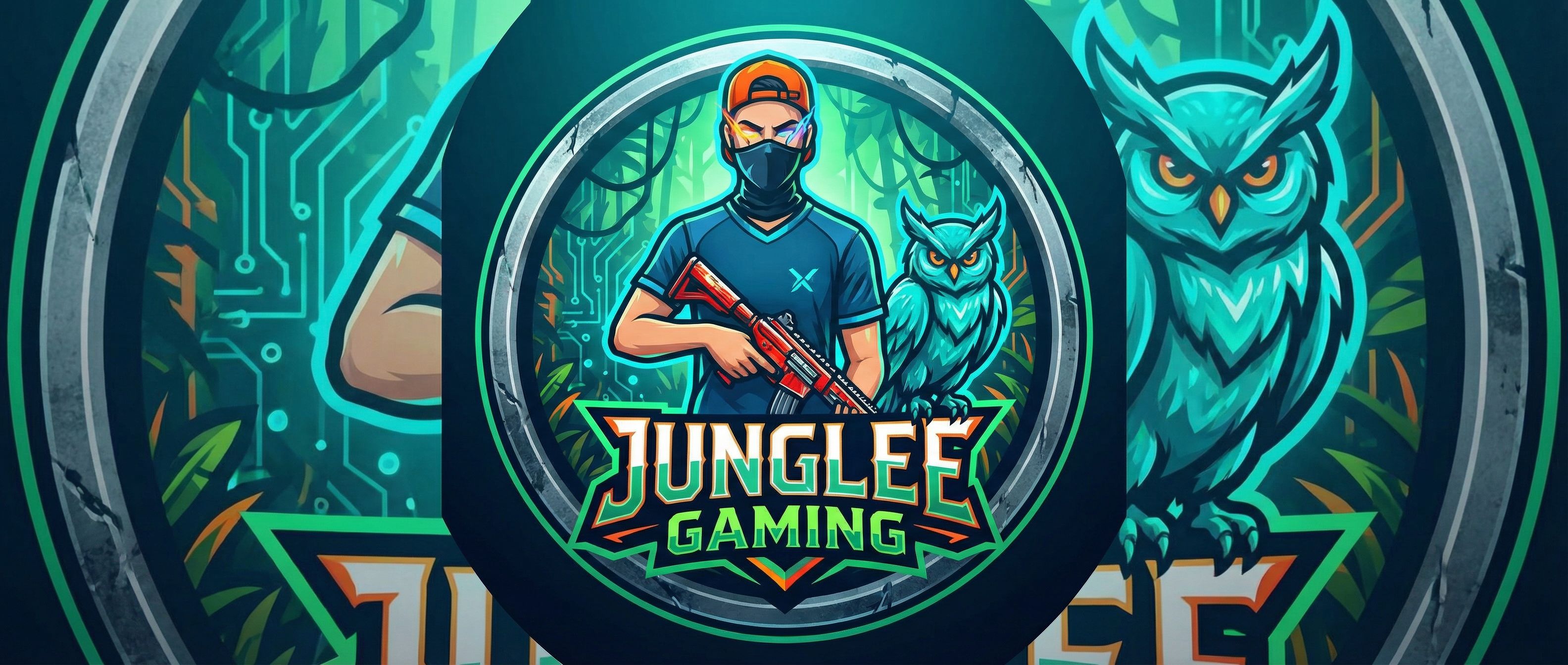 Nano Banana prompt: Gaming logo name Junglee Gaming