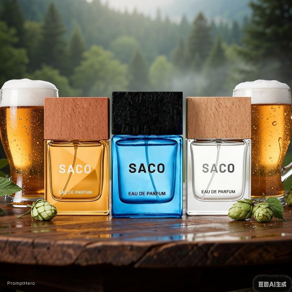 Hero prompt: beer, forest drink，Fragrance blending sceneM...