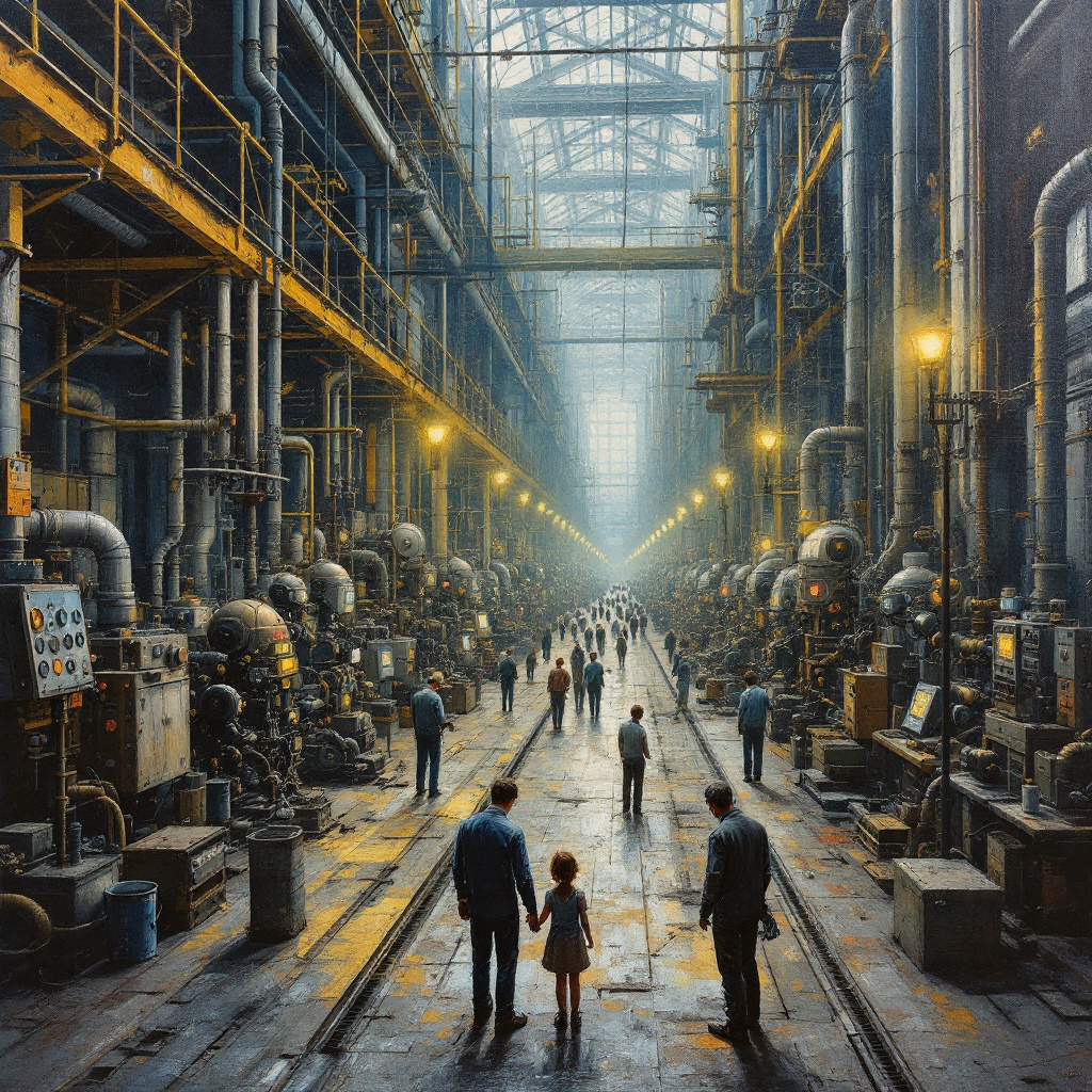 FLUX prompt: detailed oil painting of the inside of an in...