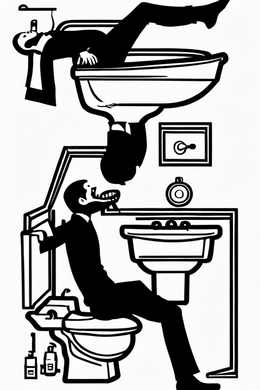 Stable Diffusion prompt: A detailed monochromatic vector ...