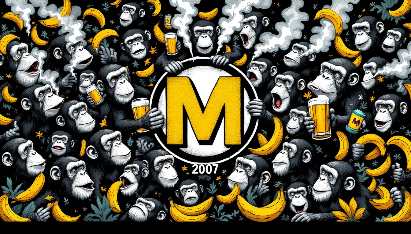 FLUX prompt: An intricate and mainly black, white, yellow...